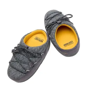 Moon Boot X Guest In Residence Evx Knit Mules - Grey