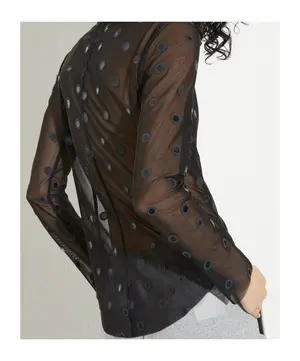 MAXCO. Max&co. Embellished Long-sleeve Top