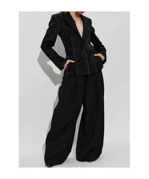 Attico Embellished Single-breasted Blazer
