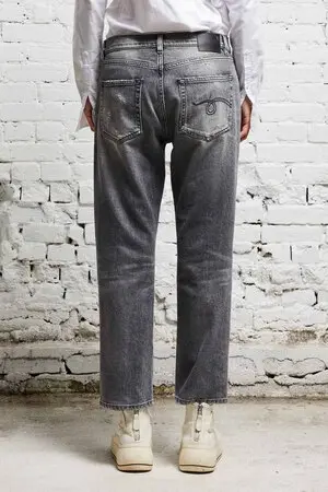 R13 Distressed Boyfriend Jeans