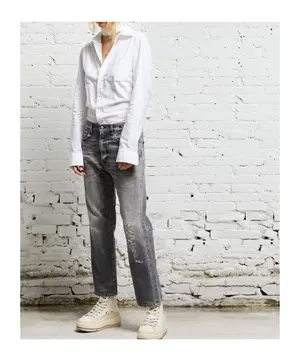 R13 Distressed Boyfriend Jeans