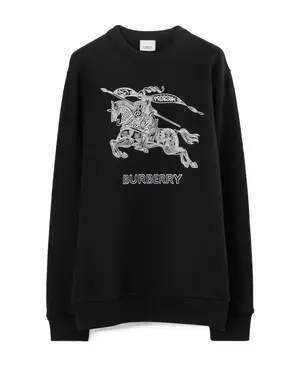 Burberry Embroidered Sweatshirts Hoodies For Men