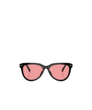 Miu Miu Oval Frame Sunglasses - Pink