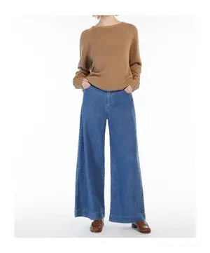Max Mara Crewneck Long-sleeved Jumper - Camel