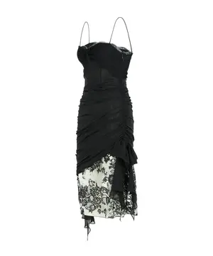 Alessandra Rich Silk Mini Dress