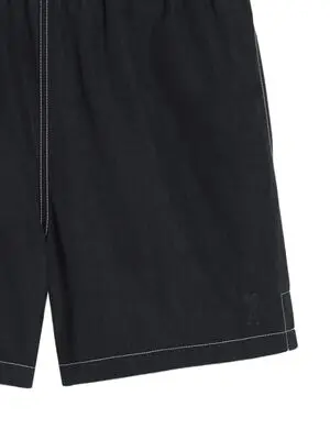 AMI Paris De Coeur Beach Shorts