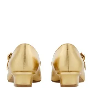 FERRAGAMO Vara Bow Mary Jane - Gold