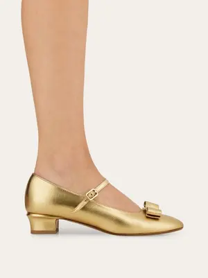 FERRAGAMO Vara Bow Mary Jane - Gold