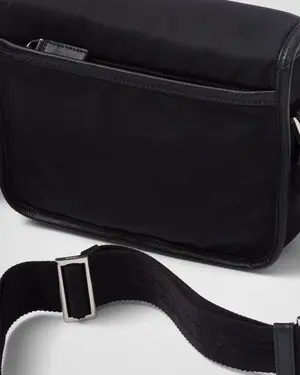 Prada Re-nylon Foldover Shoulder Bag With Removable Pouch