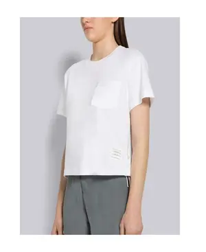Thom Browne Rwb Logo Patch T-shirt