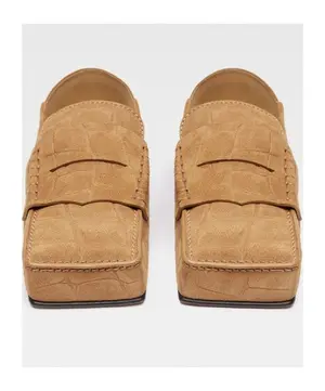 Jacquemus The Carré Loafers - Camel