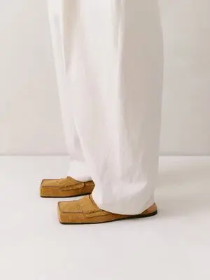 Jacquemus The Carré Loafers - Camel