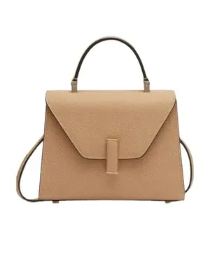 VALEXTRA Iside Foldover Micro Tote Bag - Nude