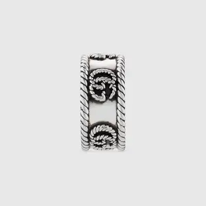 Gucci Double G Textured Ring