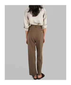 THE FRANKIE SHOP Bea Pleated Tailored Pants