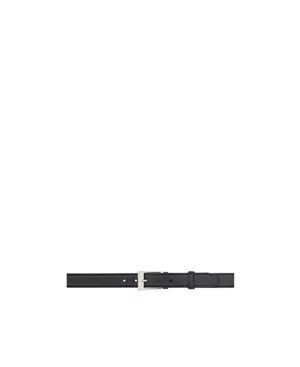 THE ROW Square Buckled Belt - Black