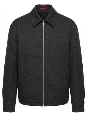 Gucci Reversible Gg Canvas And Nylon Jacket