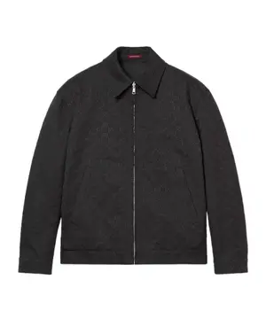 Gucci Reversible Gg Canvas And Nylon Jacket