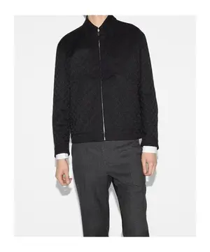 Gucci Reversible Gg Canvas And Nylon Jacket