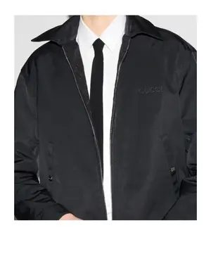 Gucci Reversible Gg Canvas And Nylon Jacket