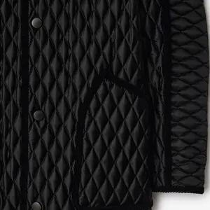 Burberry Quilted Long-sleeved Jacket - Black