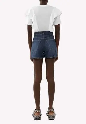 Chloé Ruffled Crewneck Short-sleeved T-shirt