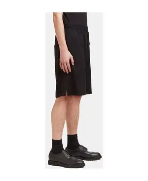 AIEZEN Virgin Wool Blend Bermuda Shorts With Drawstring