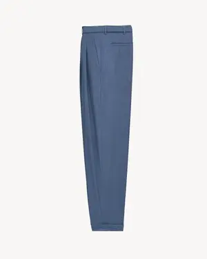 Saint Laurent Belted Slim-fit Tailored Trousers - No