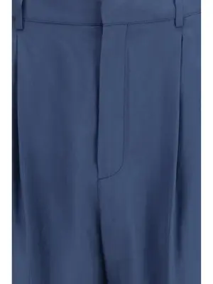 Saint Laurent Belted Slim-fit Tailored Trousers - No