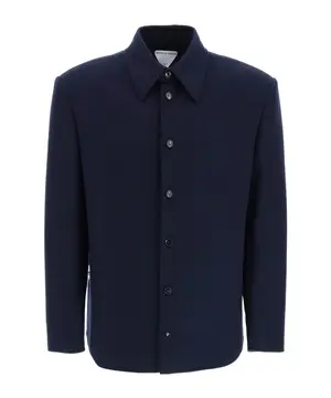 Bottega Veneta Flannel Jacket - Black