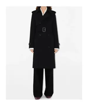 Burberry Double Breasted Belted Trench Coat