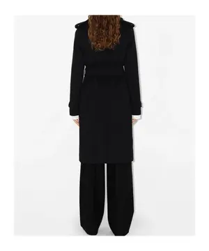 Burberry Double Breasted Belted Trench Coat