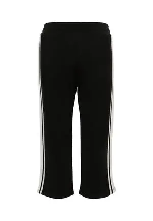 Kenzo Elasticated Waistband Pants With Contrast Stripes