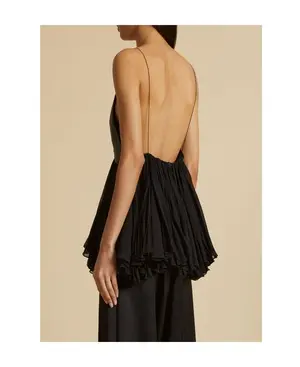Khaite The Anita V-neck Paneled Tank Top
