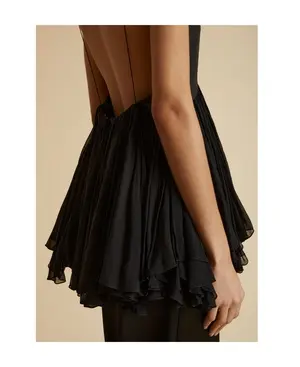 Khaite The Anita V-neck Paneled Tank Top
