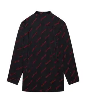 Balenciaga Logo Jacquard Large Fit Shirt