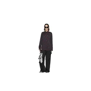 Balenciaga Logo Jacquard Large Fit Shirt