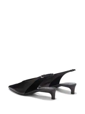 JIL SANDER Heeled Slingback Pumps - Black