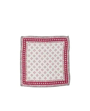 Brunello Cucinelli Geometric Printed Pocket Square - Gray