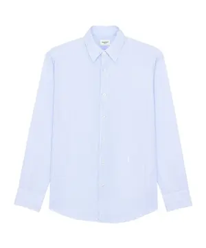 Saint Laurent Cassandre Striped Shirt - Clay/blue