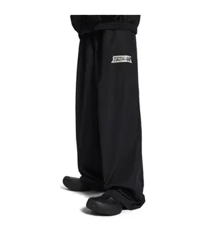 Balenciaga Masking Tape Tracksuit Pants - Black