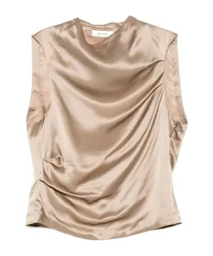 ENTIRE STUDIOS Sleeveless Draped Top - No
