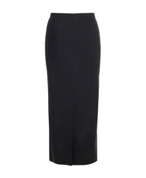 Alexander Wang Logo-embroidered Pencil Skirt