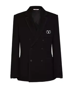 Valentino Garavani Double-breasted Long-sleeved Blazer