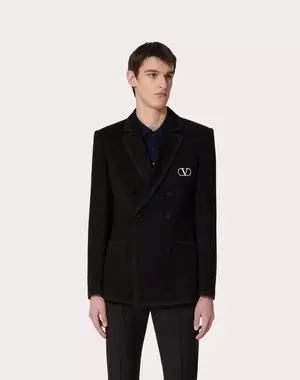 Valentino Garavani Double-breasted Long-sleeved Blazer