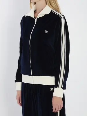 Celine Velvet Track Jacket