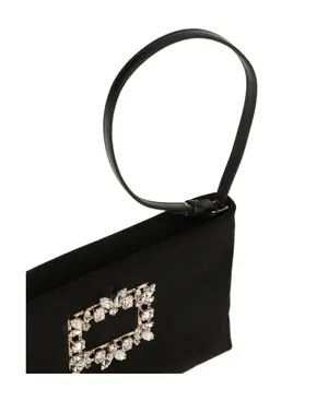 ROGER VIVIER Night Lily Broche Vivier Buckle Mini Bag