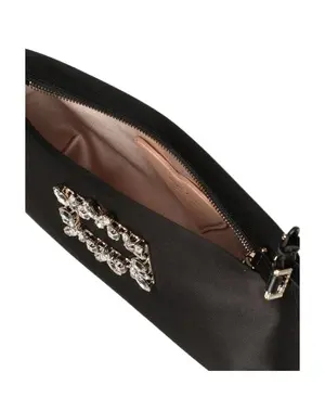 ROGER VIVIER Night Lily Broche Vivier Buckle Mini Bag