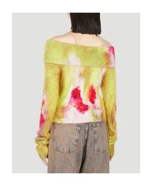 Acne Studios Off-the-shoulder Knit Sweater