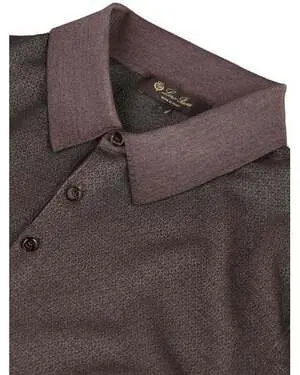 Loro Piana Long-sleeved Buttoned Polo Shirt
